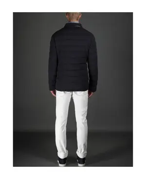 MOORER Zayn Padded Button-front Jacket - Black