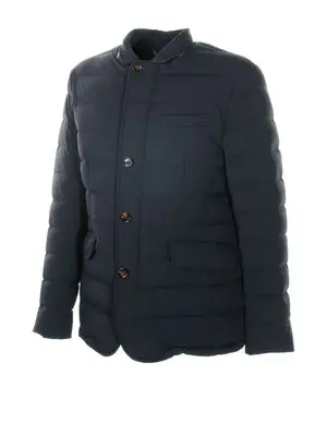 MOORER Zayn Padded Button-front Jacket - Black