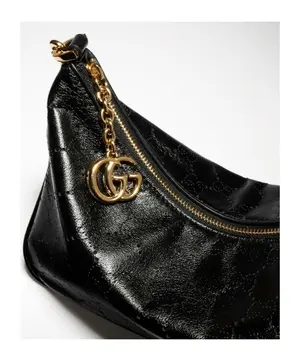 Gucci Lady Lunetta Chain Small Shoulder Bag - Black
