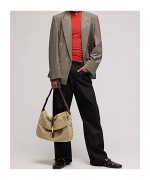 Gucci Jackie Flap Large Crossbody Bag