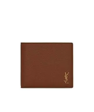 Saint Laurent Logo-detail Leather Wallet