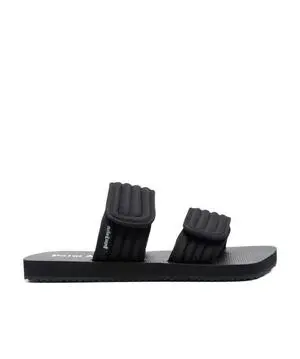 Palm Angels Nylon Sandal White - Black