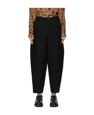 UMA WANG Cropped Tapered Trousers