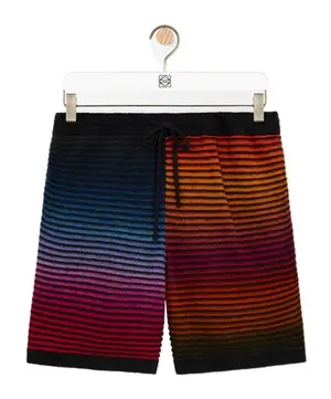 Loewe Drawstring Shorts With Ribbed Hem