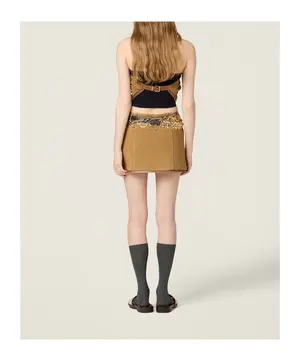 Miu Miu Suede Bandana Top