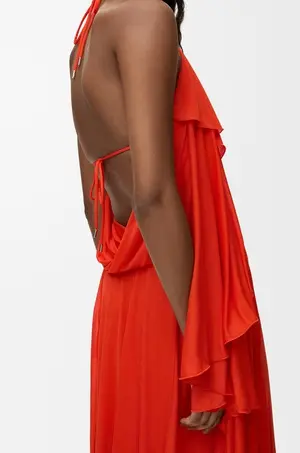 Loewe Dress In Crepe Viscose