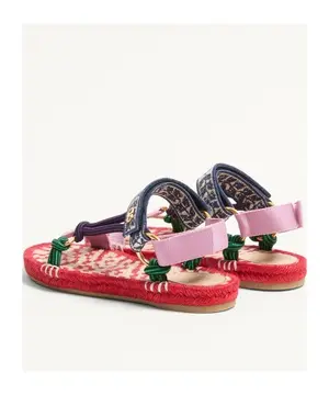 Valentino Garavani Lake Powell Open Toe Espadrille Sandals - Multicolor