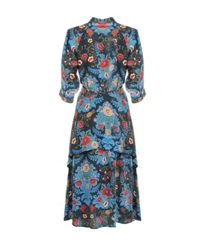 Farm Rio Floral Pattern Dress