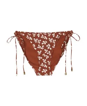 Tory Burch Floral Bikini Bottoms - Brown