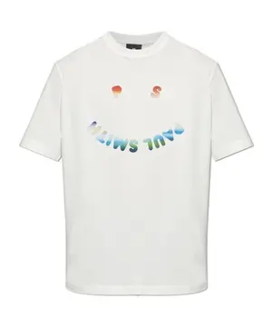 Paul Smith Smile Logo Crewneck T-shirt - White