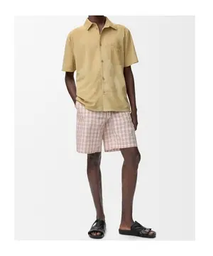 Loewe Drawstring Shorts With Embroidered Letter Rearrangement