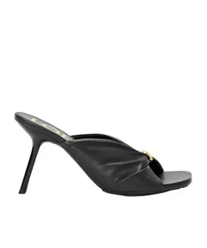 Loewe Pebble Soft Slide In Nappa Lambskin - Black