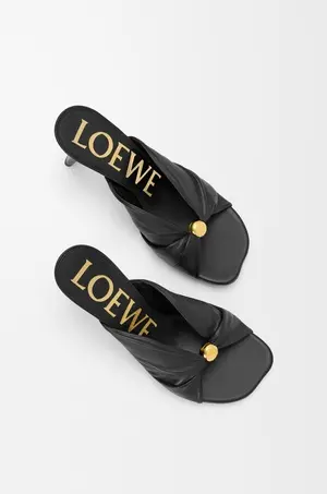Loewe Pebble Soft Slide In Nappa Lambskin