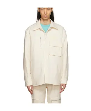 Helmut Lang Logo Lapel Long-sleeved Shirt