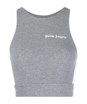 Palm Angels Ribbed Sports Bras