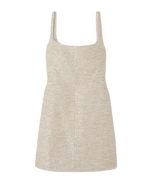 EMILIA WICKSTEAD Metallic A-line Dress