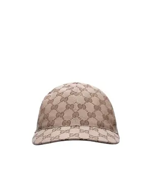 Gucci Monogrammed Baseball Cap - Nude