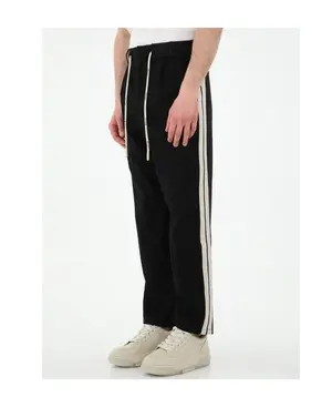 Palm Angels Stripe-detailed Drawstring Pants
