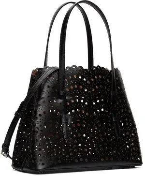 Alaïa Perforated Leather Shoulder Bag