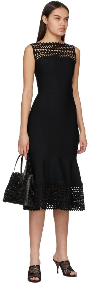 Alaïa Perforated Leather Shoulder Bag