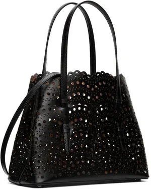 Alaïa Perforated Leather Shoulder Bag