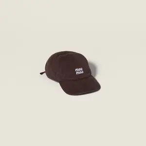 Miu Miu Embroidered Logo Baseball Cap