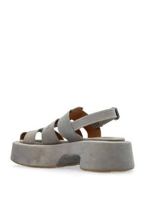 J.W.ANDERSON Round Toe Flat Sandals