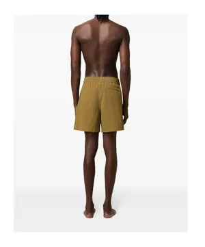 AMI Paris Logo Embroidered Beach Shorts