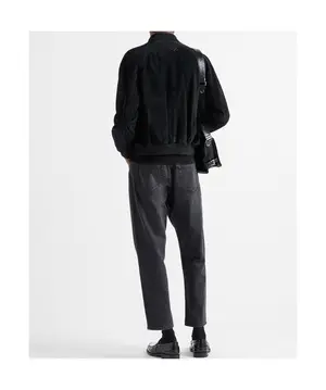 Prada Zip-up Bomber Jacket With Logo Detail