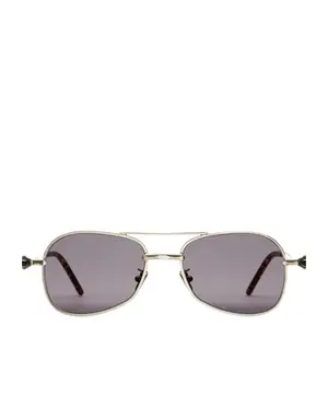 KUBORAUM Geometric Sunglasses - Gold