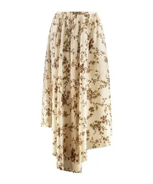 UMA WANG Floral Print Skirt