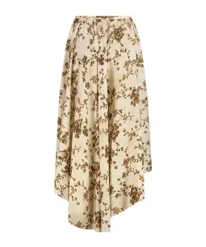 UMA WANG Floral Print Skirt