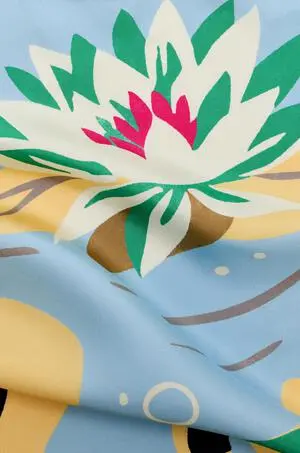 Loewe Double-sided Silk Scarf - White
