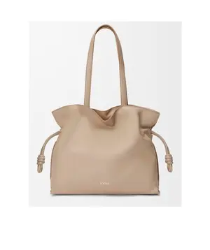 Loewe Flamenco Clutch In Nappa Calfskin - Sand