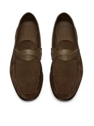 TOM FORD Almond Toe Slip-on Loafers