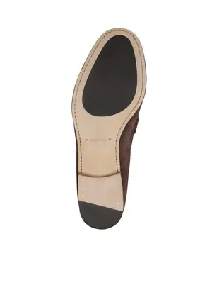 TOM FORD Almond Toe Slip-on Loafers