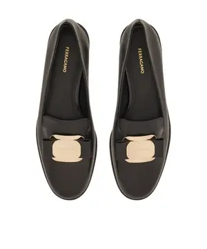 FERRAGAMO Vara Plate Loafers