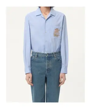 Valentino Garavani Floral Embroidered Button-up Shirt
