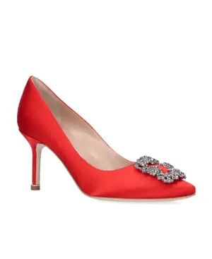 Manolo Blahnik Logo High Heels