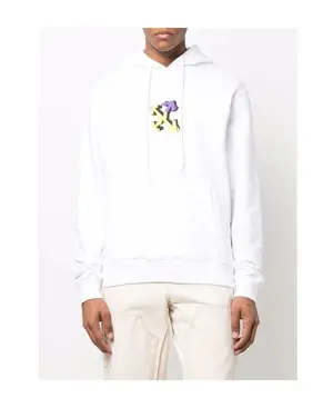Off-White Graffiti-printed Drawstring Hoodie