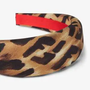 Fendi Leopard Printed Hair Band