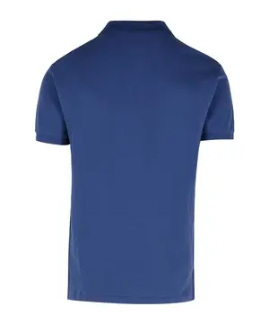 Polo Ralph Lauren Logo Embroidered Short-sleeved Polo Shirt - Light Navy