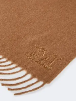 Max Mara Monogram-embroidered Stole