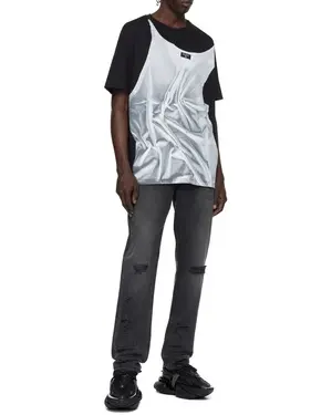 Balmain T-shirt With Tank Top Print