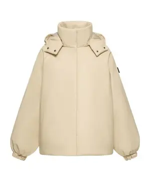 ROTATE BY BIRGER CHRISTENSEN Cropped Bomber Jacket - Nude