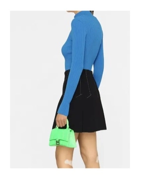 COURREGES Logo Embroidered Roll-neck Jumper