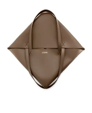 Loewe Puzzle Fold Large Tote Bag - Brown