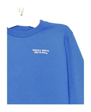 MARCELO BURLON COUNTY OF MILAN Long-sleeved Round Neck Sweater