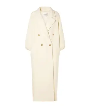 Max Mara Double Breasted Coat - White