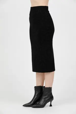 Max Mara Adunco Straight Hem Midi Skirt